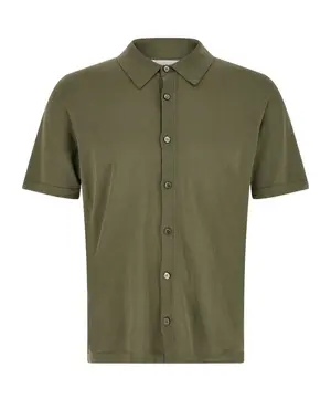 ROBERTO COLLINA Short-sleeved Shirt - Green