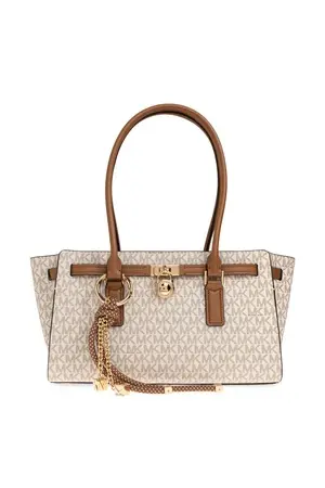 Michael Kors Logo Print Satchel