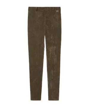 Gucci Stretch Velvet Leggings - Brown