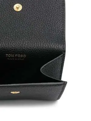 TOM FORD Logo-detail Snap-button Wallet