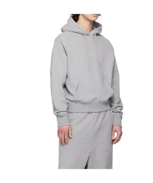 ENTIRE STUDIOS Drawstring Kangaroo-pocket Hoodie - Grey