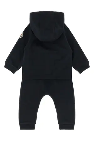 Moncler Zipped Hooded Sweatshirt And Track Pants Set
