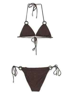 Zimmermann Coco Ring Bikini - Chocolate Brown