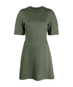 Alexander McQueen Logo Print Mini Dress