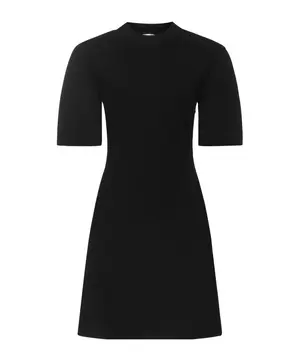 Alexander McQueen Logo Print Mini Dress - No