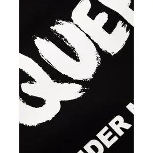 Alexander McQueen Logo Print Mini Dress