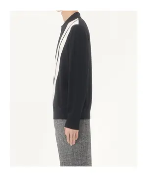 Valentino Garavani Wool Polo Shirt With Inlaid V