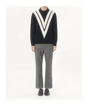 Valentino Garavani Wool Polo Shirt With Inlaid V