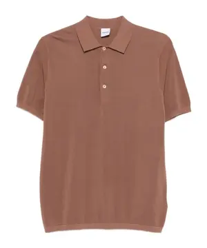 Aspesi Button Polo Shirt - Brown