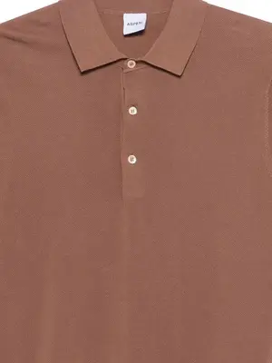 Aspesi Button Polo Shirt - Brown