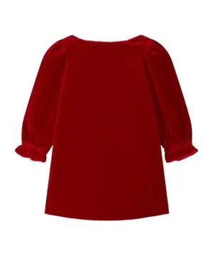 Bonpoint Ruffled Bow Dress