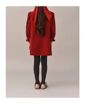 Bonpoint Ruffled Bow Dress