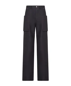 Rick Owens Straight-leg Cargo Trousers - Black