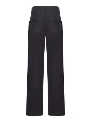 Rick Owens Straight-leg Cargo Trousers - Black
