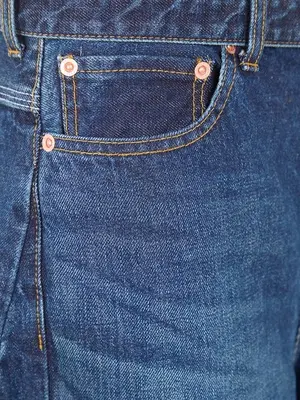 Sacai Wide-leg Denim Jeans With Decorative Belt