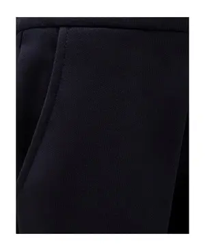Moncler Logo Patch Cotton Wool Track Pants