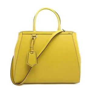 Fendi Top Handle Handbag - Yellow