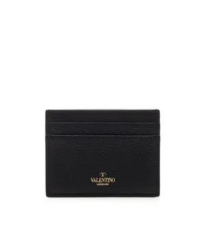 Valentino Garavani Studded Card Holder Wallet