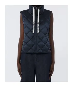 Max Mara Tregic Zip-up Gilet - Midnight Blue