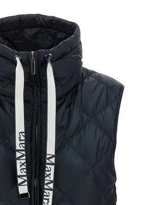 Max Mara Tregic Zip-up Gilet - Midnight Blue