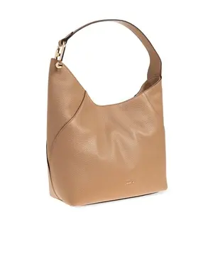 Furla Lara Medium Shoulder Bag - Nude