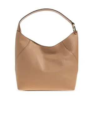 Furla Lara Medium Shoulder Bag - Nude