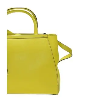 Fendi Logo Handbag - Yellow