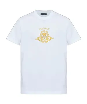 Versace Logo-printed Crewneck T-shirt