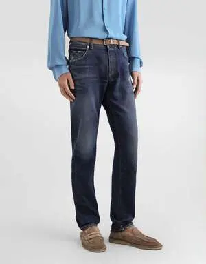 Dolce & Gabbana Slim-fit Washed Jeans - Black