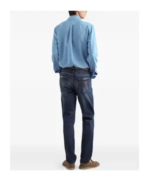 Dolce & Gabbana Logo Patch Jeans
