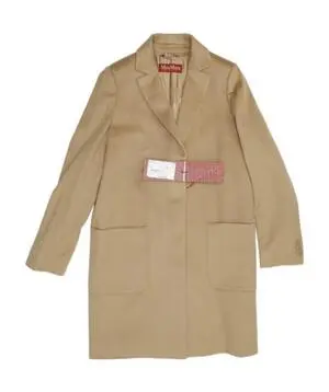 Max Mara Single-breasted Mid-length Coat - Nude