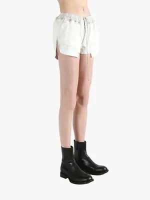 Rick Owens Fog Drawstring Shorts - White