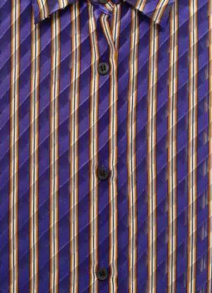 Dries Van Noten Printed Collared Long-sleeve Shirt