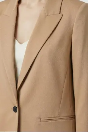 FORTE_FORTE Patch-pocket Blazer - Nude