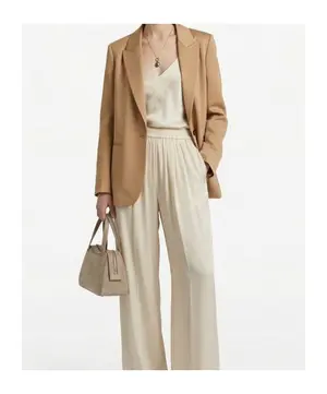 FORTE_FORTE Patch-pocket Blazer - Nude