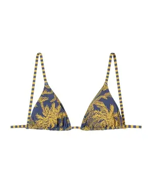 ERES Hamac Triangle Bikini Top With Voyage Print - Multicolor