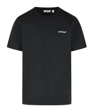 Off-White Logo Printed Crewneck T-shirt - Black
