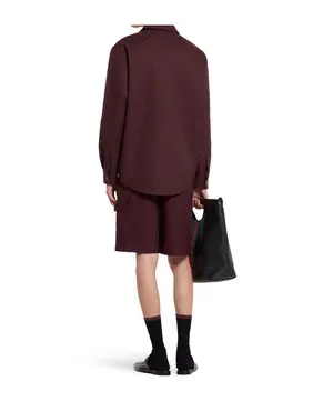 Gucci Gg Canvas Zip Jacket - Wine Red