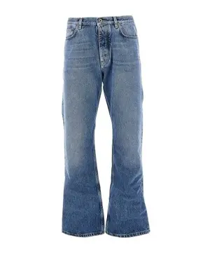 Off-White Cotton Slim-fit Jeans