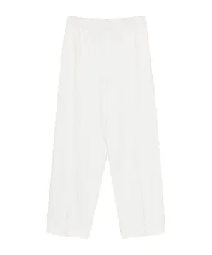 Fabiana Filippi Embellished Straight-leg Trousers - White