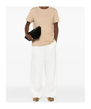 Fabiana Filippi Embellished Straight-leg Trousers - White