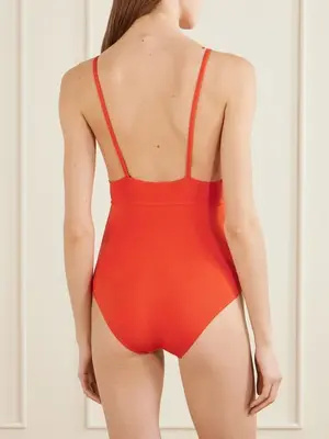 ERES Larcin V-neck One-piece Swimsuit - Red