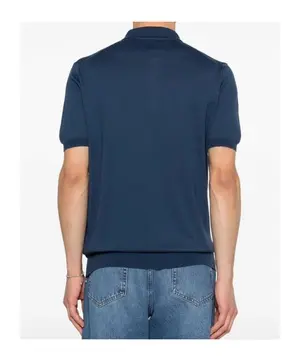 Kiton Short-sleeved Zip-up Polo Shirt