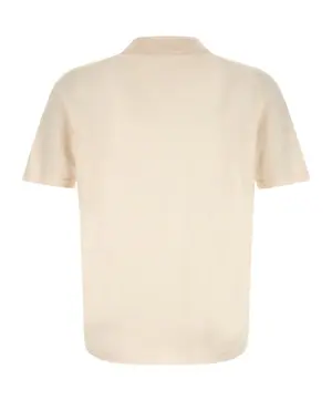 ROBERTO COLLINA Short-sleeve Knitted Shirt - Nude