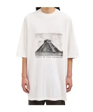 Rick Owens Ss T-shirt - Latte