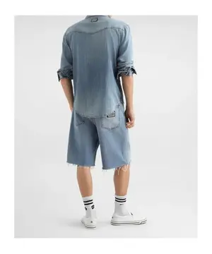 Dolce & Gabbana Dolce Gabbana Western Denim Shirt - Blue