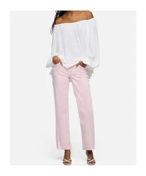 7 For All Mankind Calie Straight Ankle Jeans - Rosy