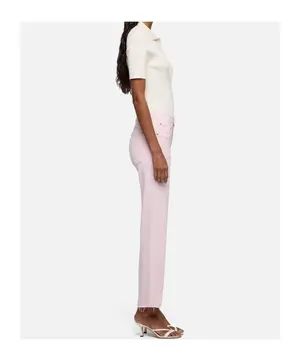 7 For All Mankind Calie Straight Ankle Jeans - Rosy