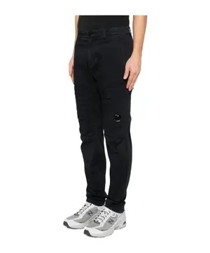 C.P. COMPANY Stretch Sateen Regular Cargo Pants - Dark Grey