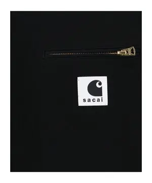 SACAI X CARHARTT WIP Jersey T-shirt - Black